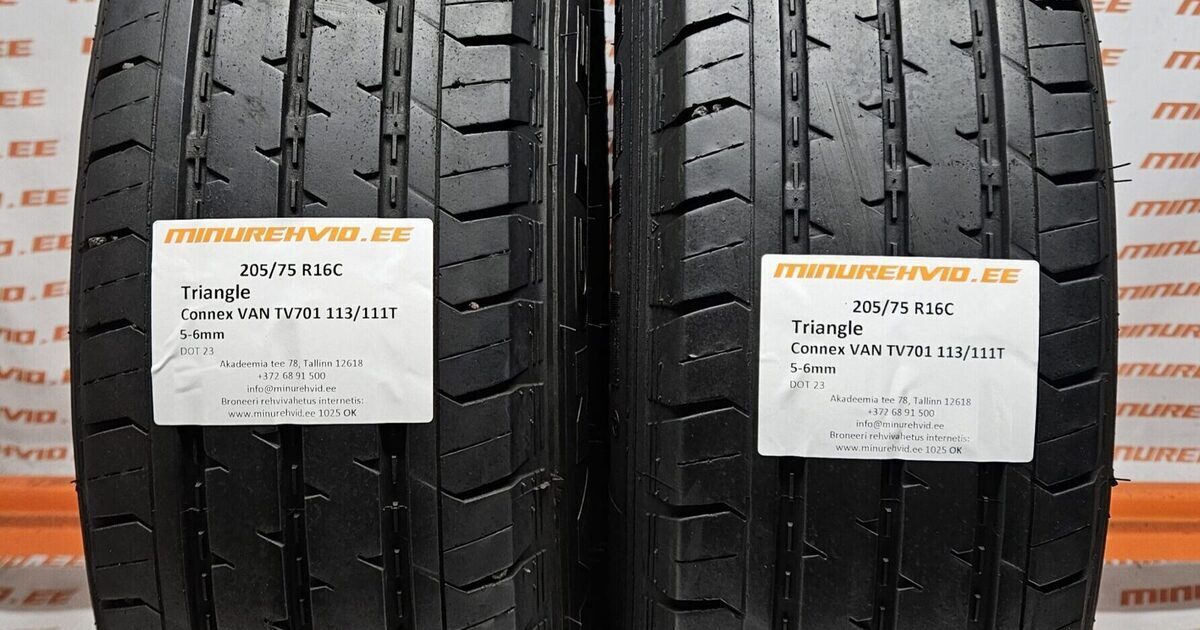Used summer tire 205/75R16 Triangle Connex VAN TV701 113/111T