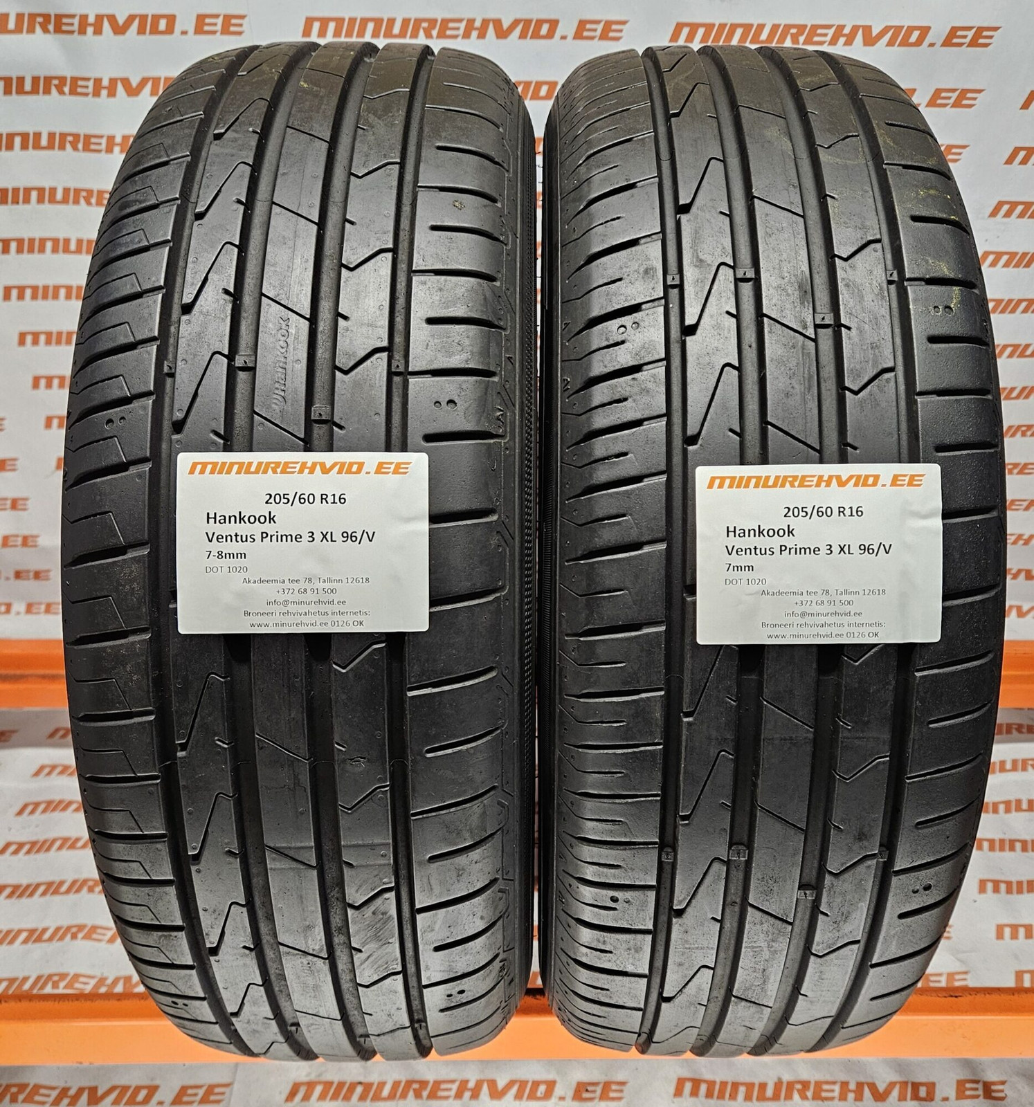 Used summer tire 205/60R16 Hankook Ventus Prime 3 XL 96/V