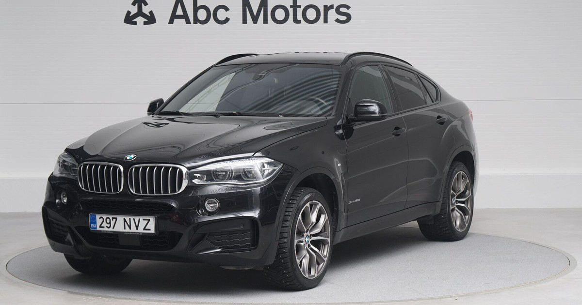 For sale used car BMW X6 M-pakett, 2018, 167 928 km, 3.0, 230 kW