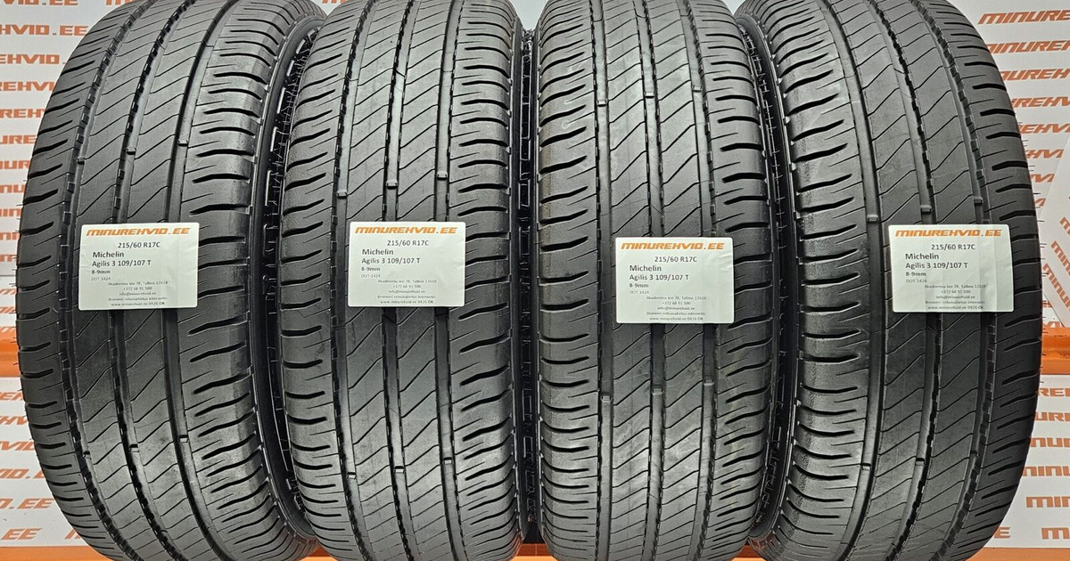 Used summer tire 215/60R17 Michelin Agilis 3 109/107 T 1424
