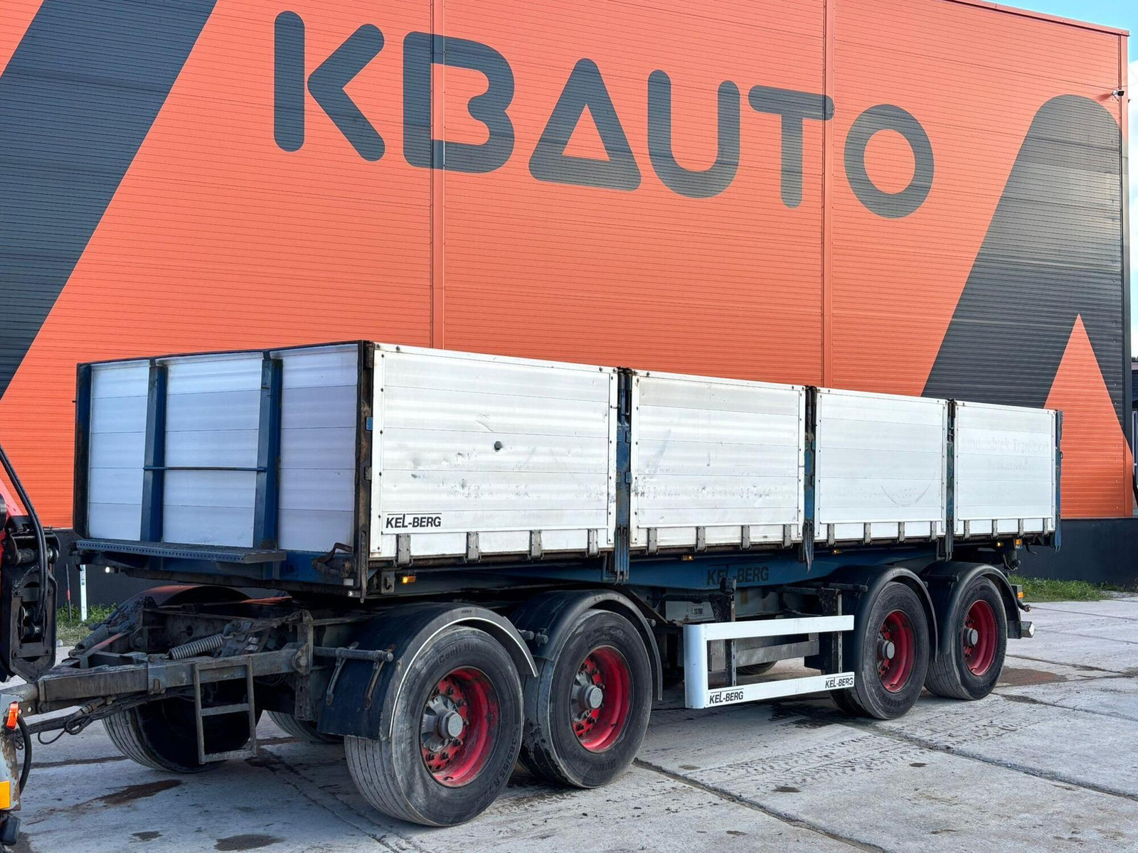 For sale used trailer Kel-Berg D32B4 BPW AXLES / EXTENDABLE DRAWBAR